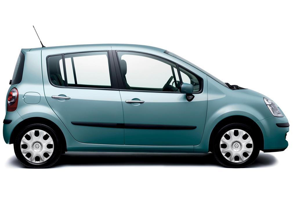 Renault Modus spécifications techniques et économie de carburant